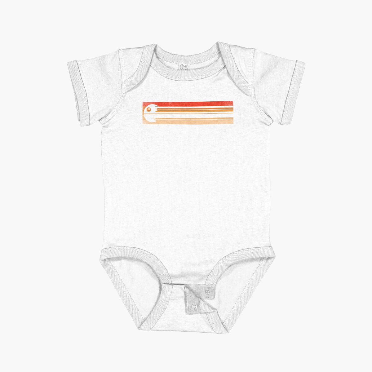 Luvly Retro Death Star Short Sleeve Baby One-Piece, New Born, Baby ...
