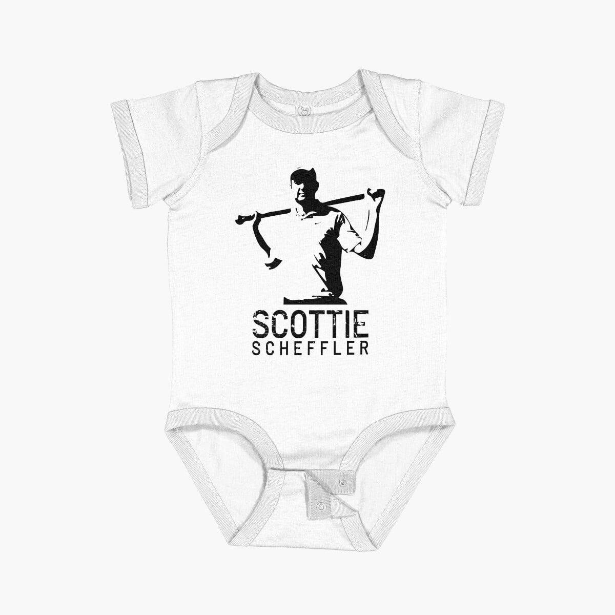 Luvly Rising Star Scottie Scheffler Short Sleeve Baby One-Piece, New ...