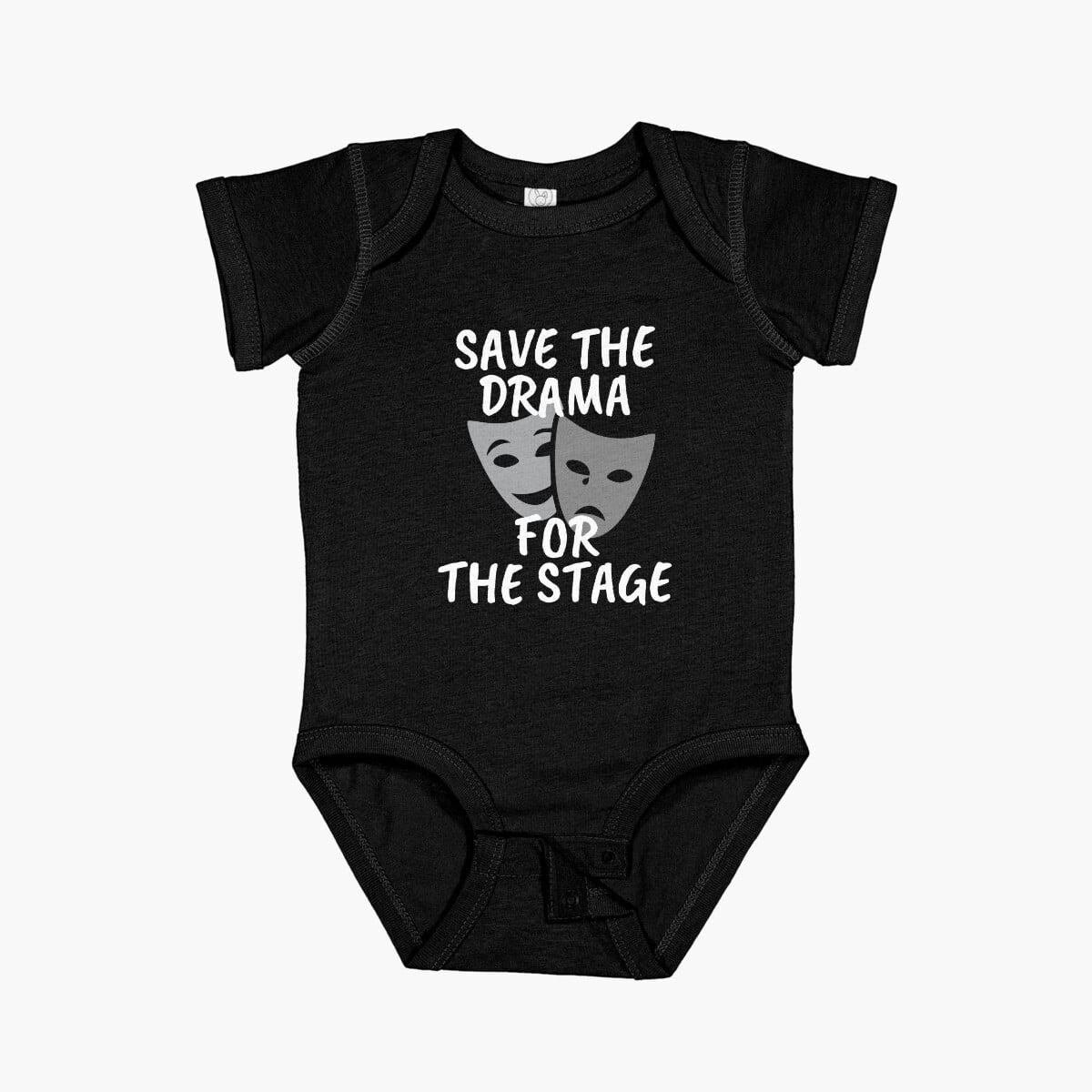Luvly Save The Drama For The Stage Short Sleeve Baby One-Piece, New ...