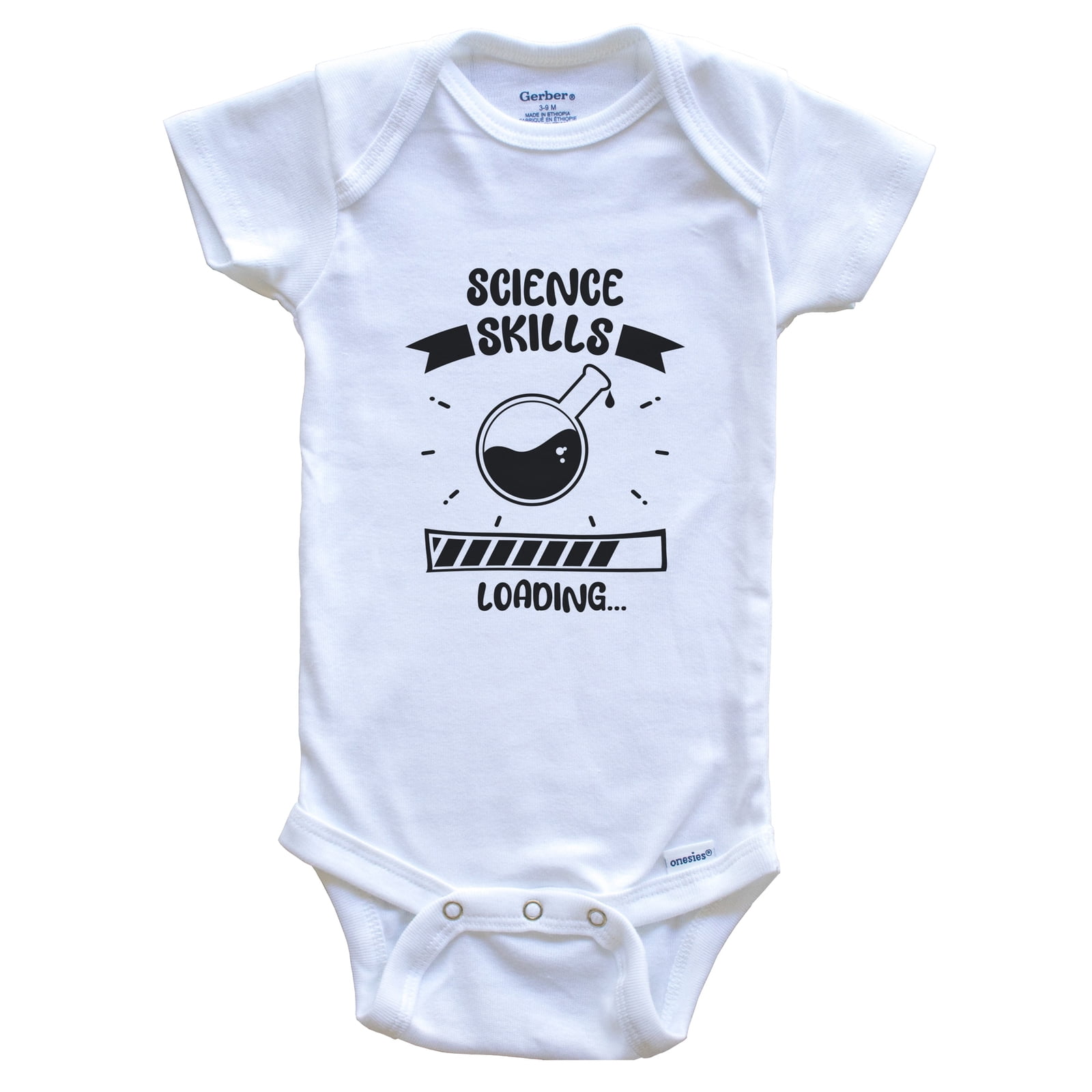 Luvly Science Skills Loading Funny Science Baby Bodysuit, New Born ...