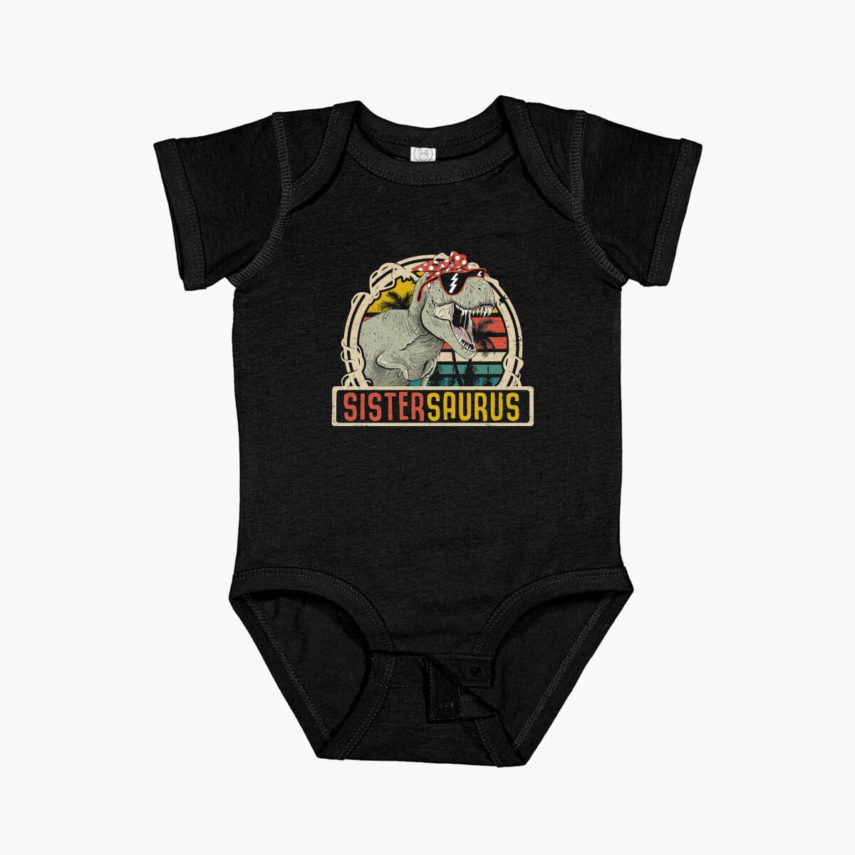 Luvly Sistersaurus T Rex Dinosaur Sister Saurus Family Matching Short ...