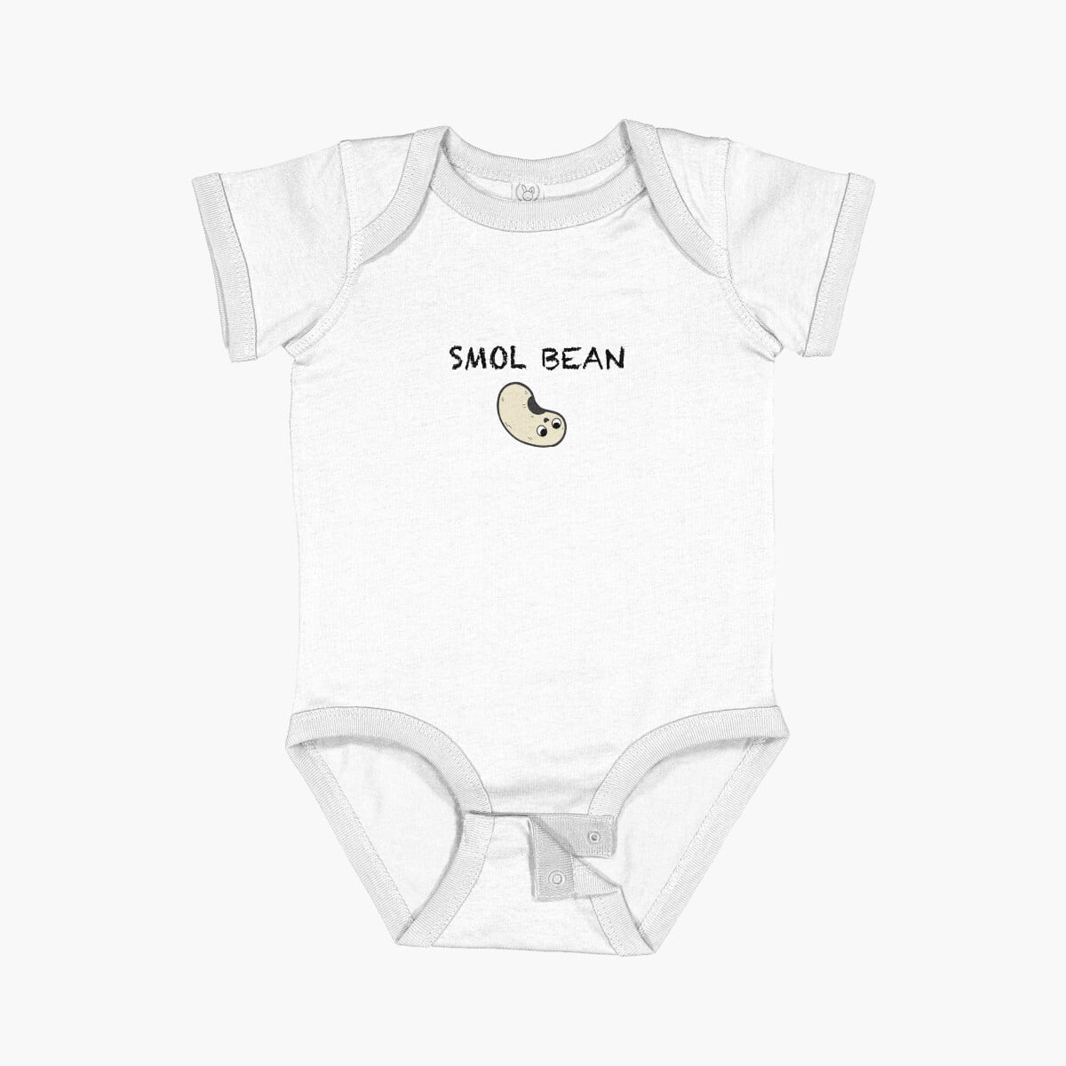 Luvly Smol Bean Short Sleeve Baby One-Piece, New Born, Baby Shower Gift, New Parents Gift ...