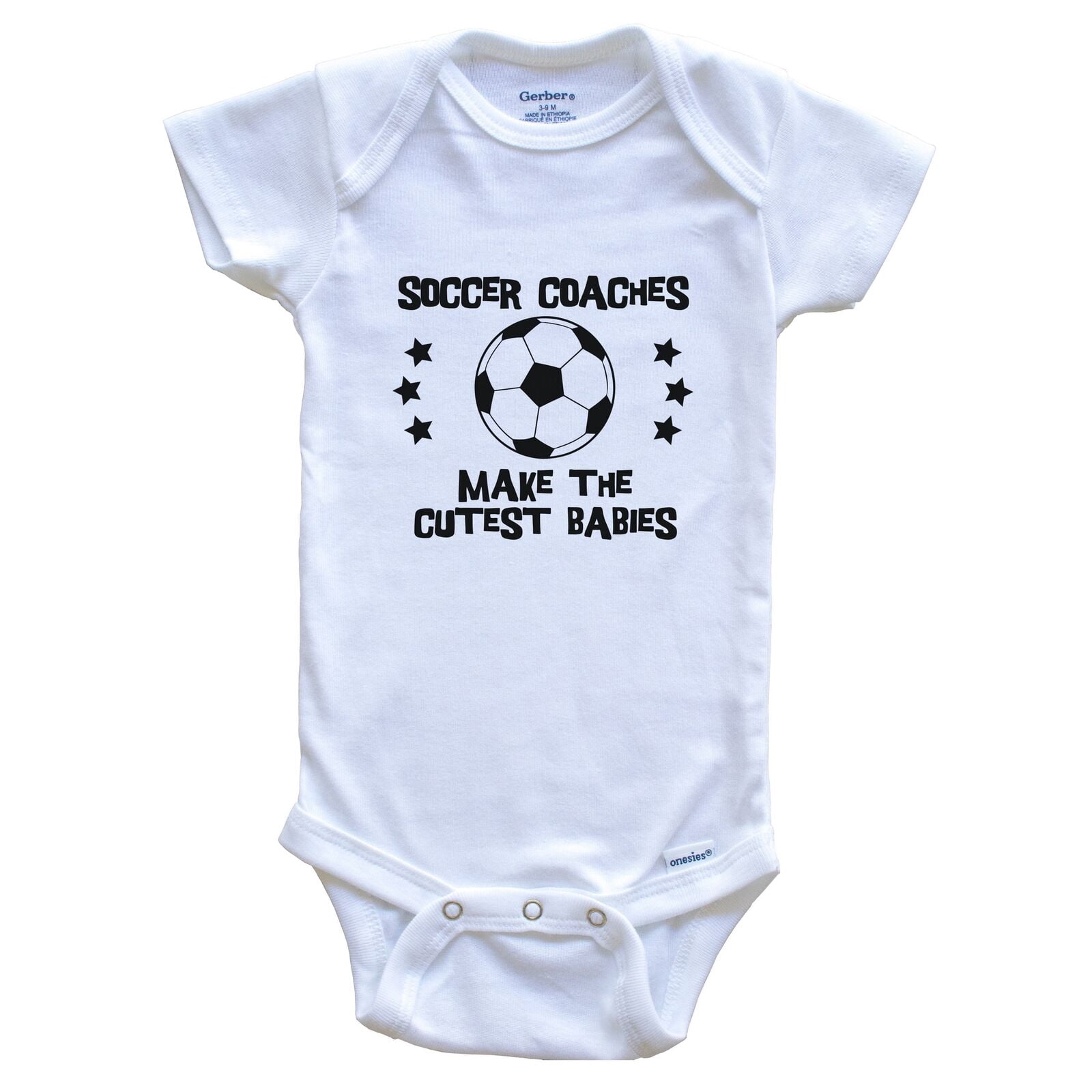 Luvly Soccer Coaches Make The Cutest Babies Funny Soccer Baby Bodysuit ...