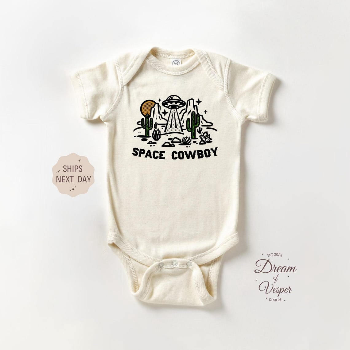 Luvly Space Baby, Retro Spaceship Baby, Newborn Bodysuit, Wild West ...