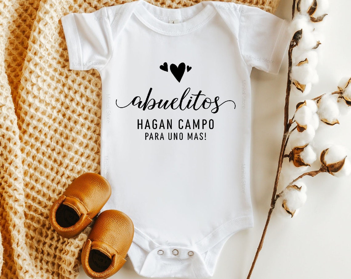 Luvly Spanish Pregnancy Announcement, Abuelitos Hagan Campo Para Uno ...