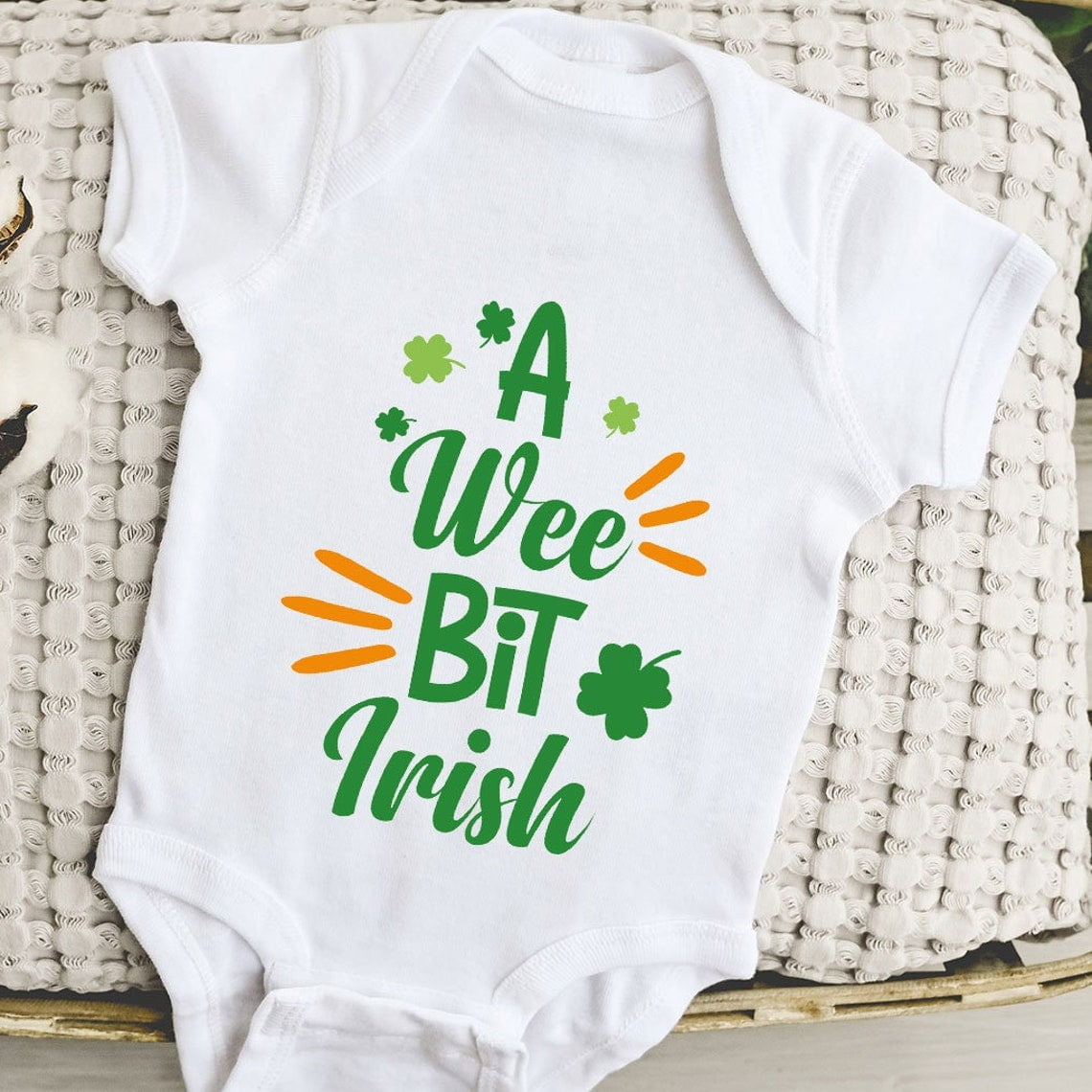 Luvly St. Patrick'S Day Baby, A Wee Bit Irish Baby, Lucky Baby, Irish ...