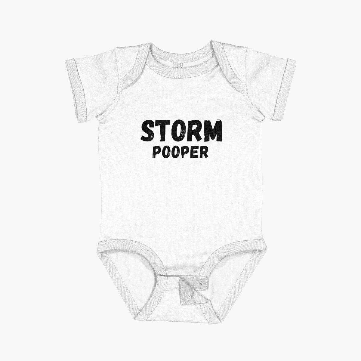 Luvly Storm Pooper Funny : Storm Pooper Tee Short Sleeve Baby One-Piece ...