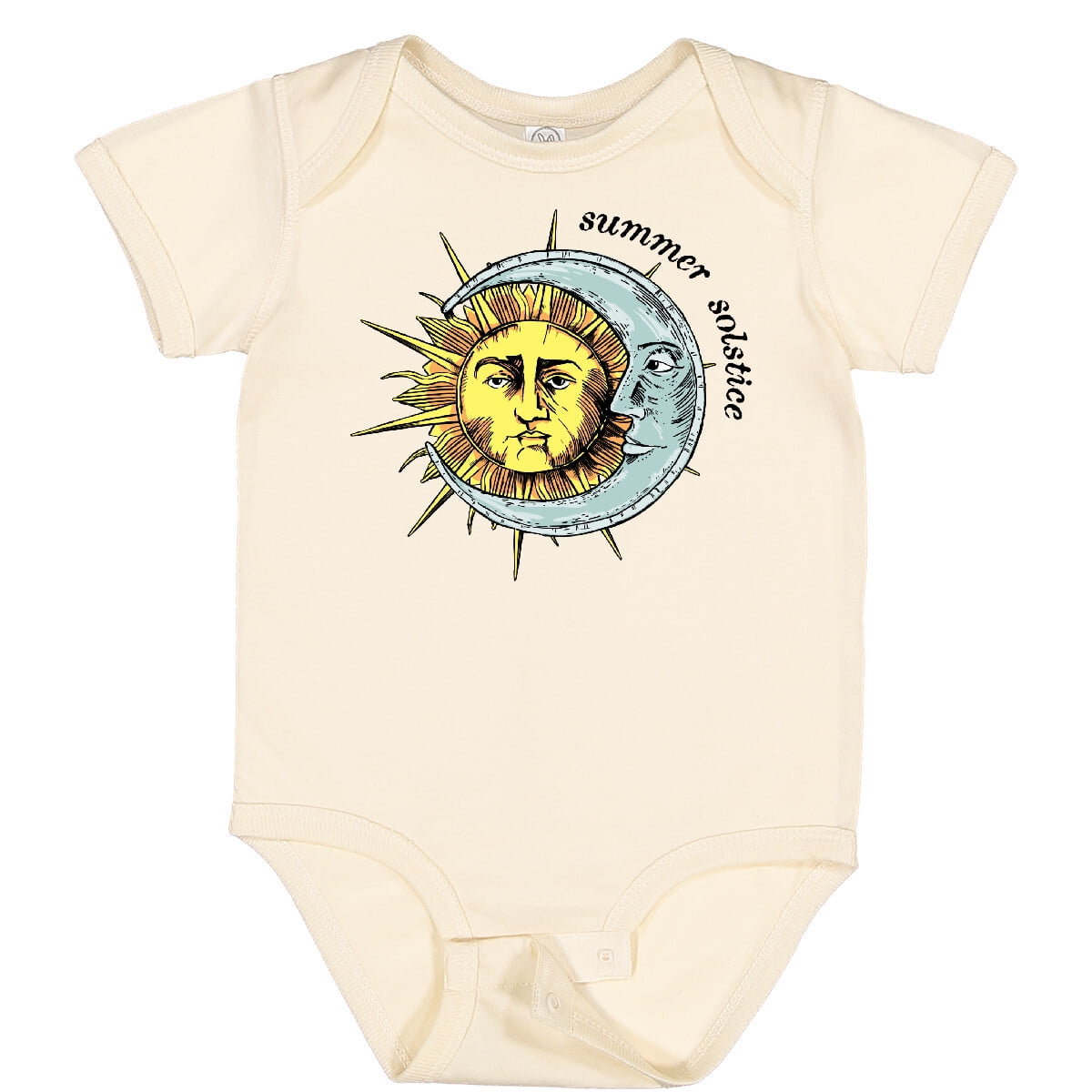 Luvly Summer Solstice Sun And Moon Baby Bodysuit Mwyjf Wiccan Hippie ...