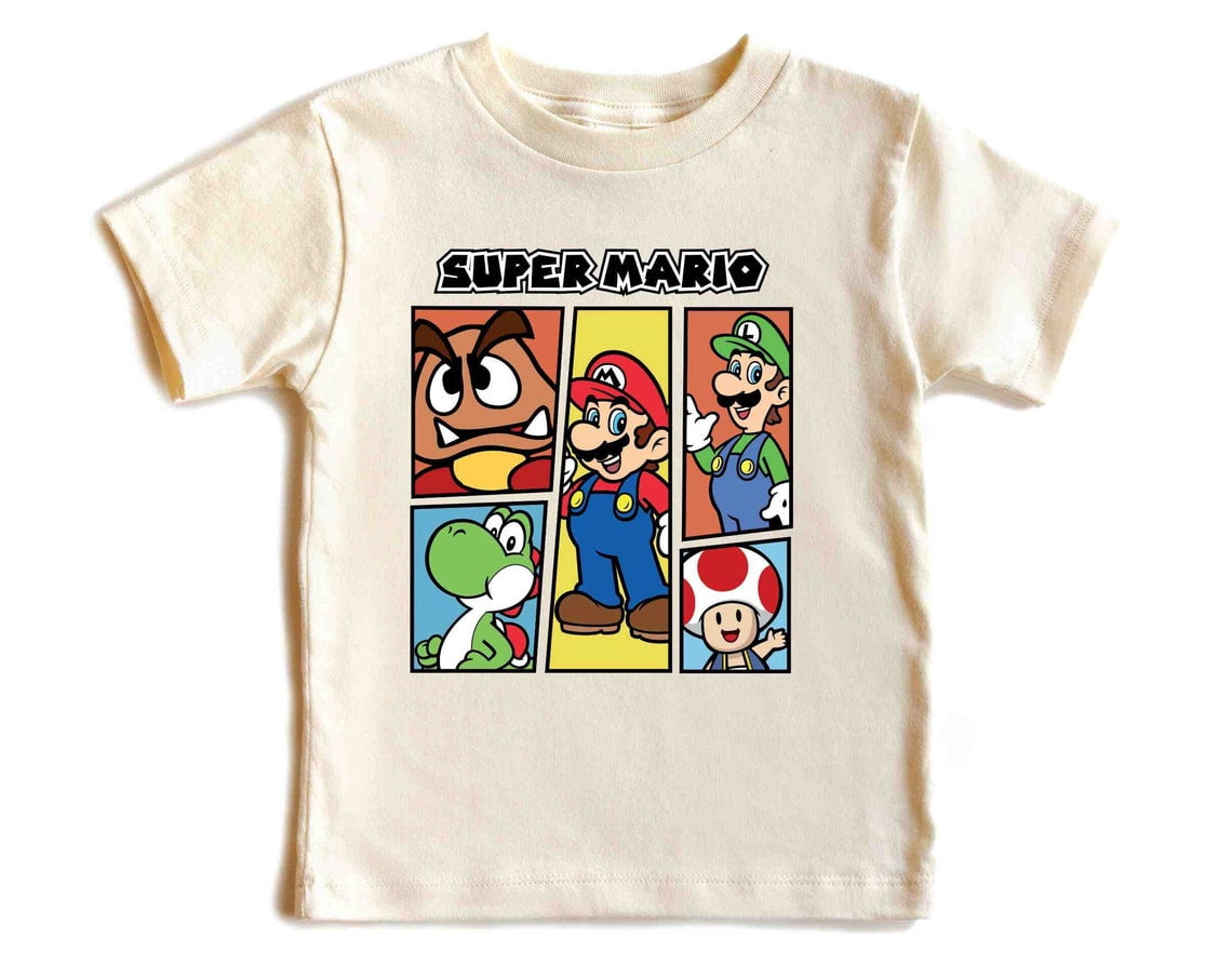 Luvly Super Mario Friends Shirt, Super Mario Character Shirt, Mario ...