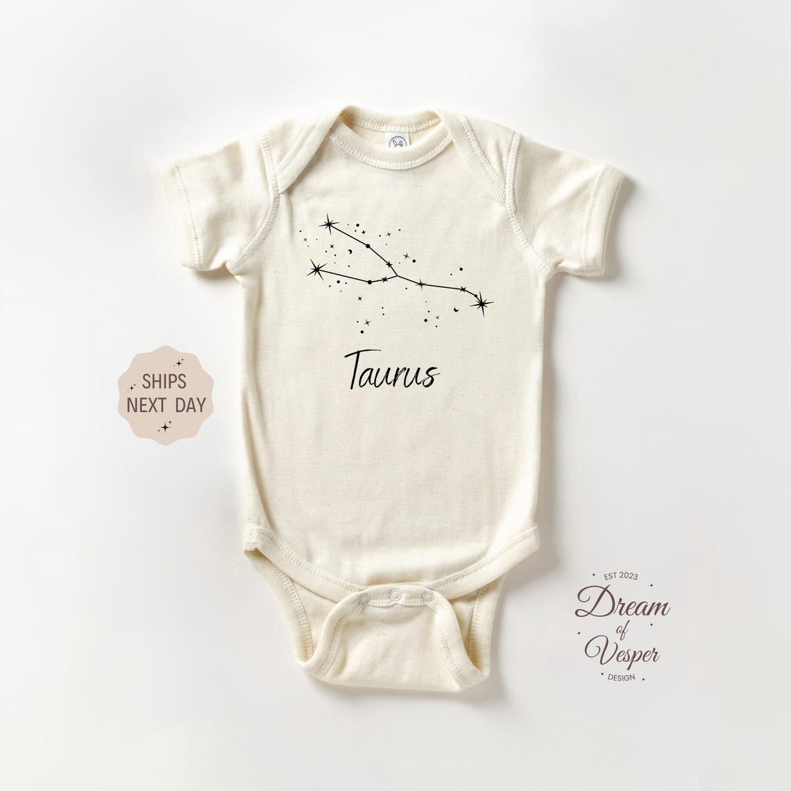 Luvly Taurus Baby - Cute Constellation Bodysuit - Zodiac Baby - Taurus ...