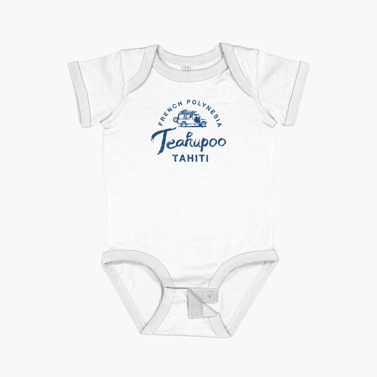 Luvly Teahupoo Tahiti Surf Van French Polynesian Retro Vintage Short ...
