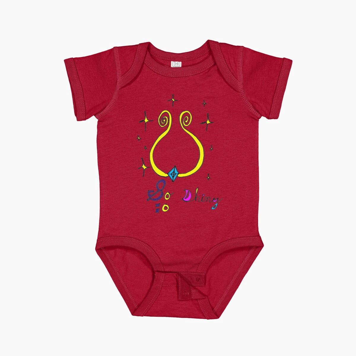 Luvly The Neckless Of All Gemstones Short Sleeve Baby One-Piece, New ...