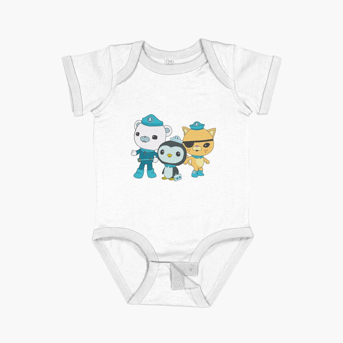 Luvly The Octonauts Captain Barnacles Kwazii Peso Short Sleeve Baby One ...