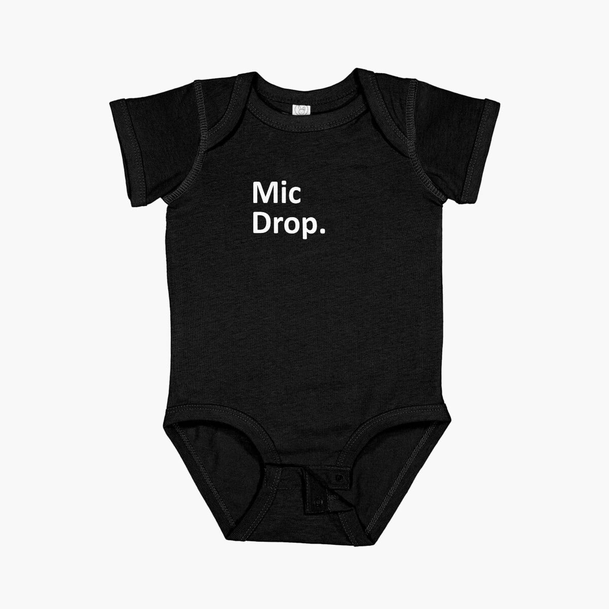 Luvly The Original Mic Drop Funny Matching Family Short Sleeve Baby One ...