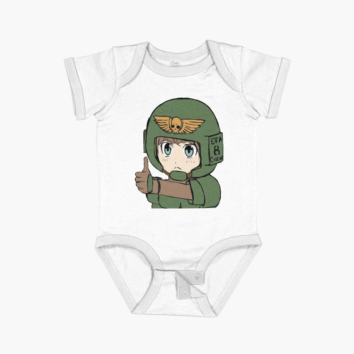 Luvly Thumbs Up Cadian Guardsmen Warhammer Short Sleeve Baby One-Piece ...