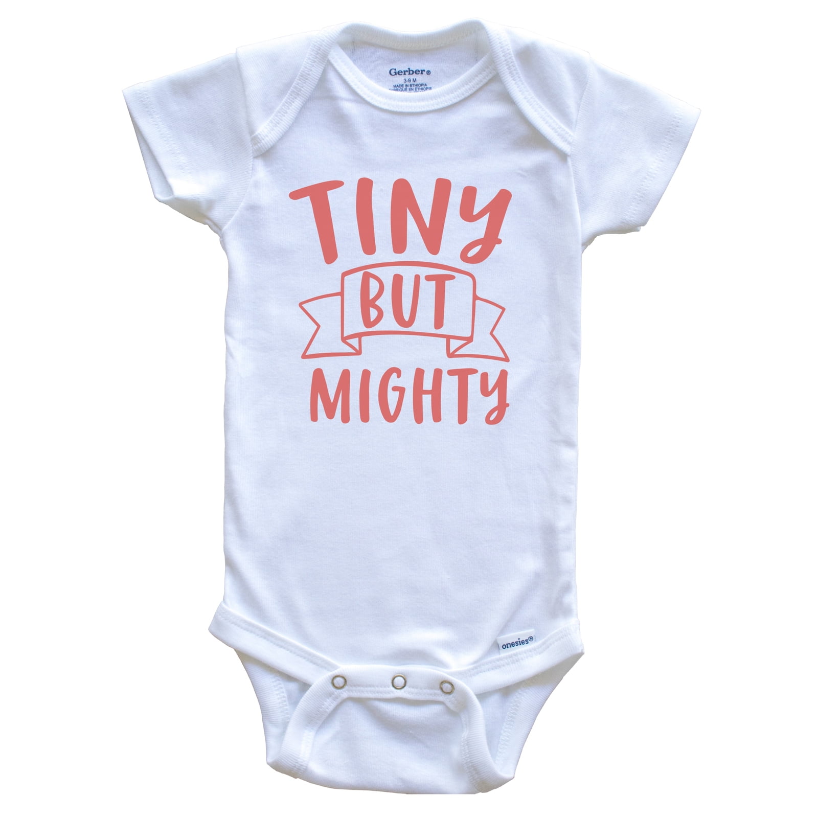 Luvly Tiny But Mighty Cute One Piece Baby Bodysuit, New Born, Baby ...