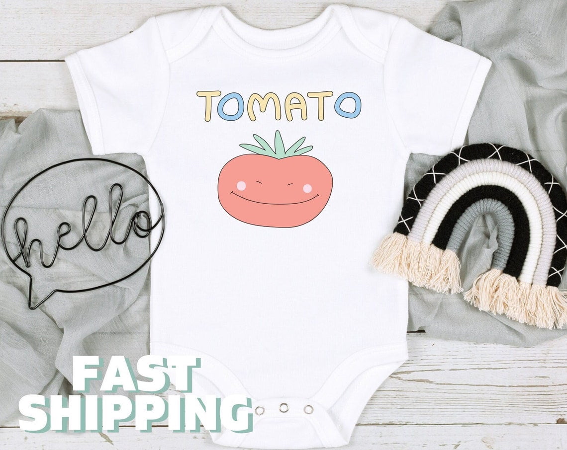 Luvly Tomato Baby Onesies® Brand Cute Fruit Baby Clothes Cute ...