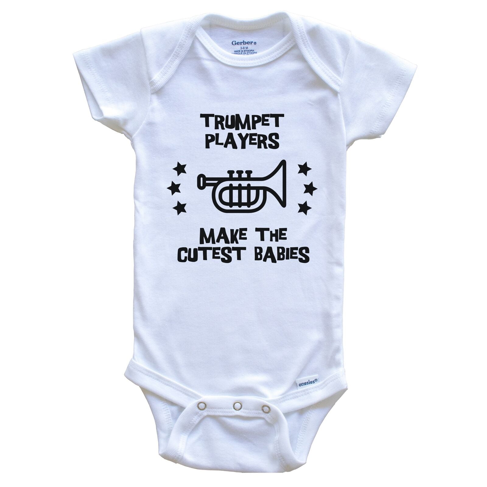 Luvly Trumpeters Make The Cutest Babies Funny Trumpet Baby Bodysuit ...