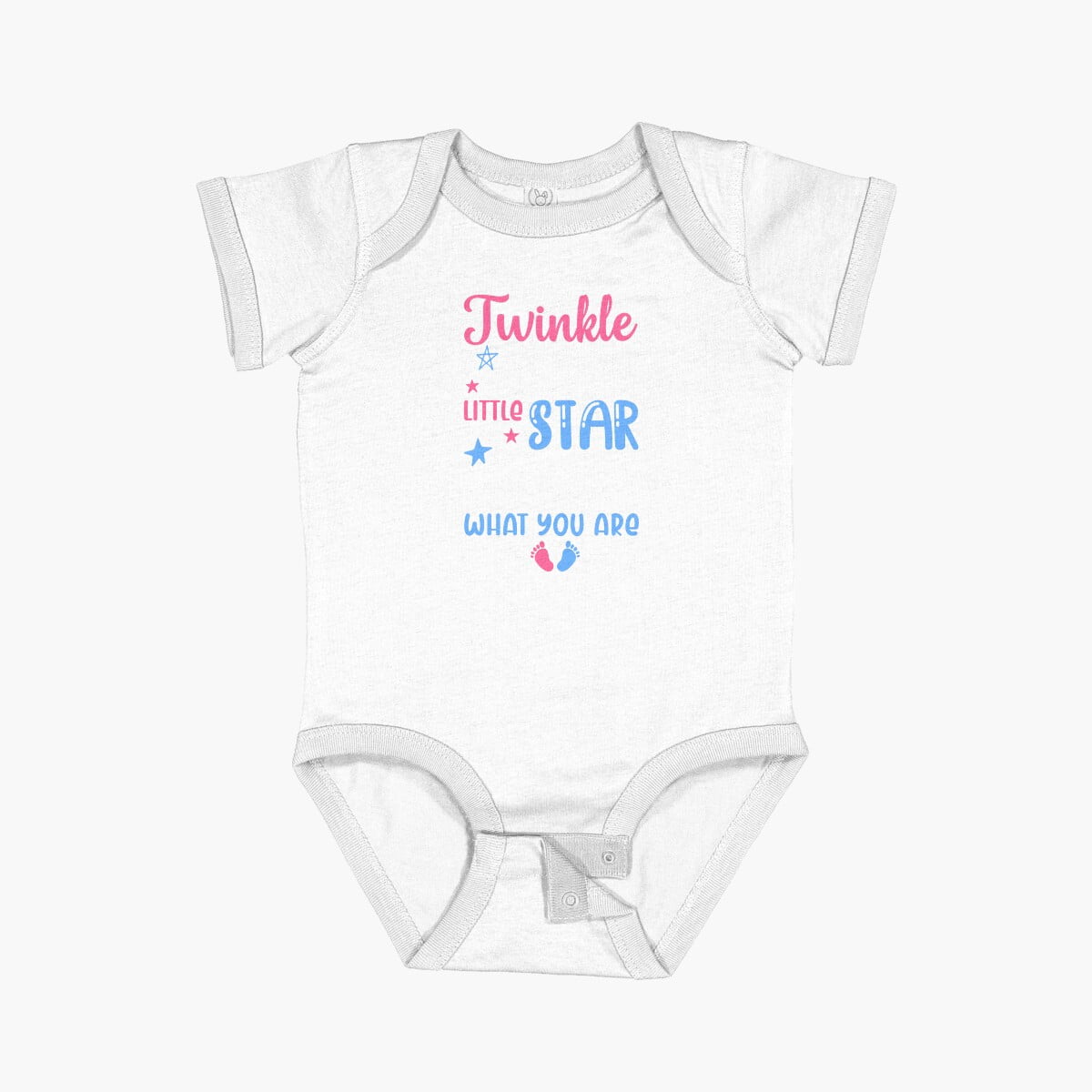 Luvly Twinkle Twinkle Little Star Baby Gender Reveal Outfit Short ...