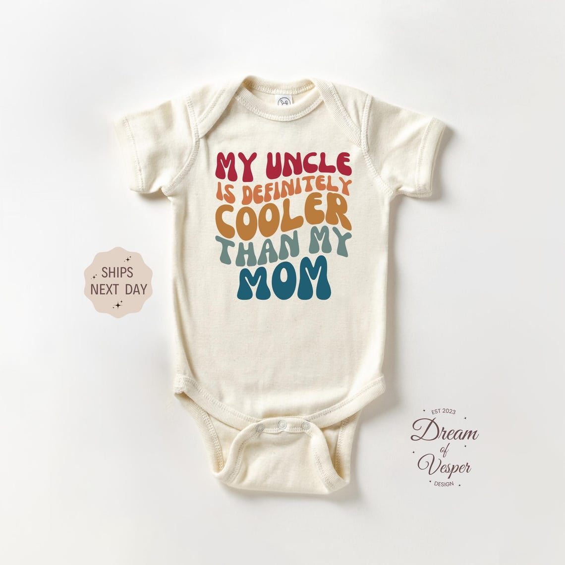 Luvly My Uncle Is Definitely Cooler Than My Mom, Funny Uncle, Retro ...