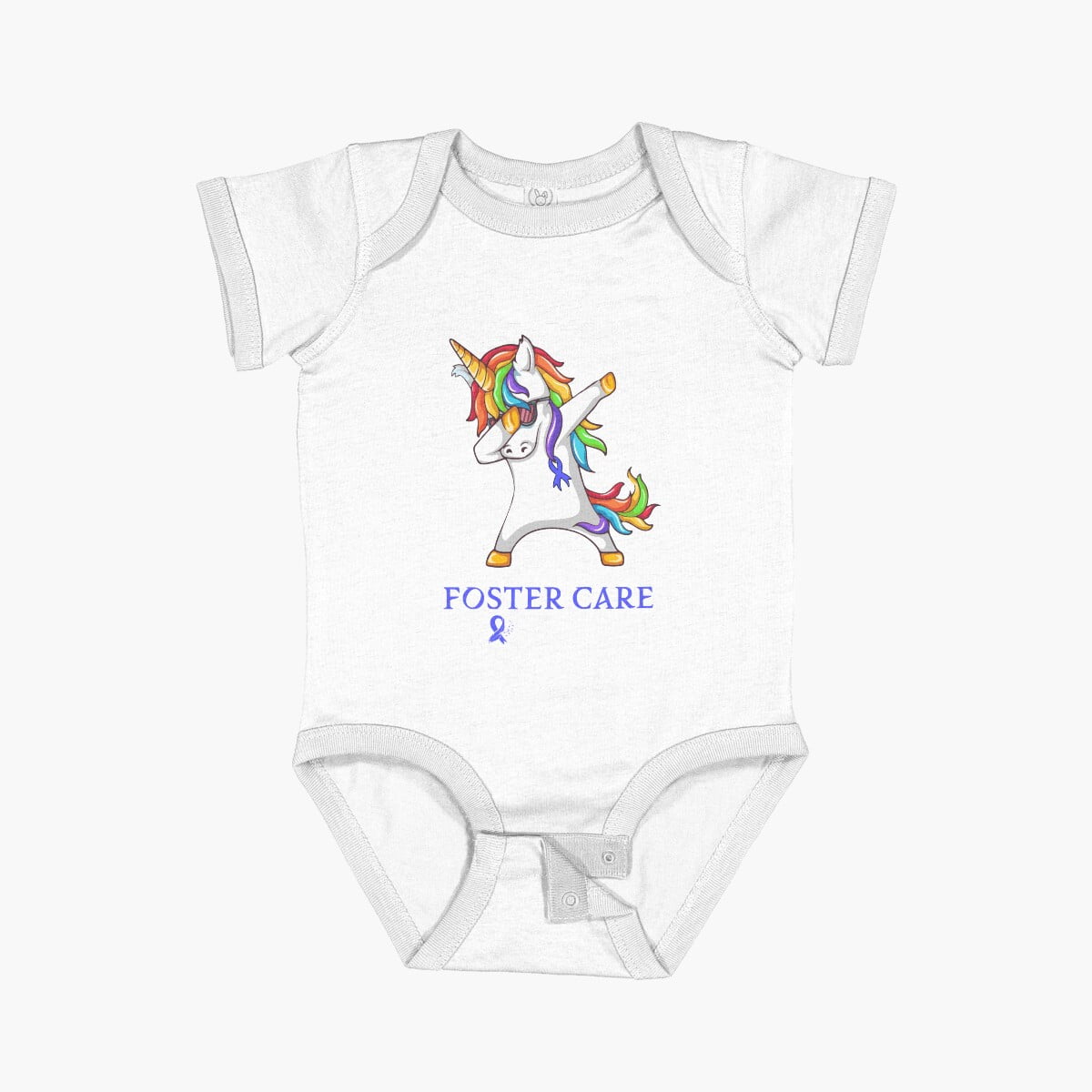 Luvly Unicorn Foster Care Warrior I'M Fine Foster Care Awareness Short ...