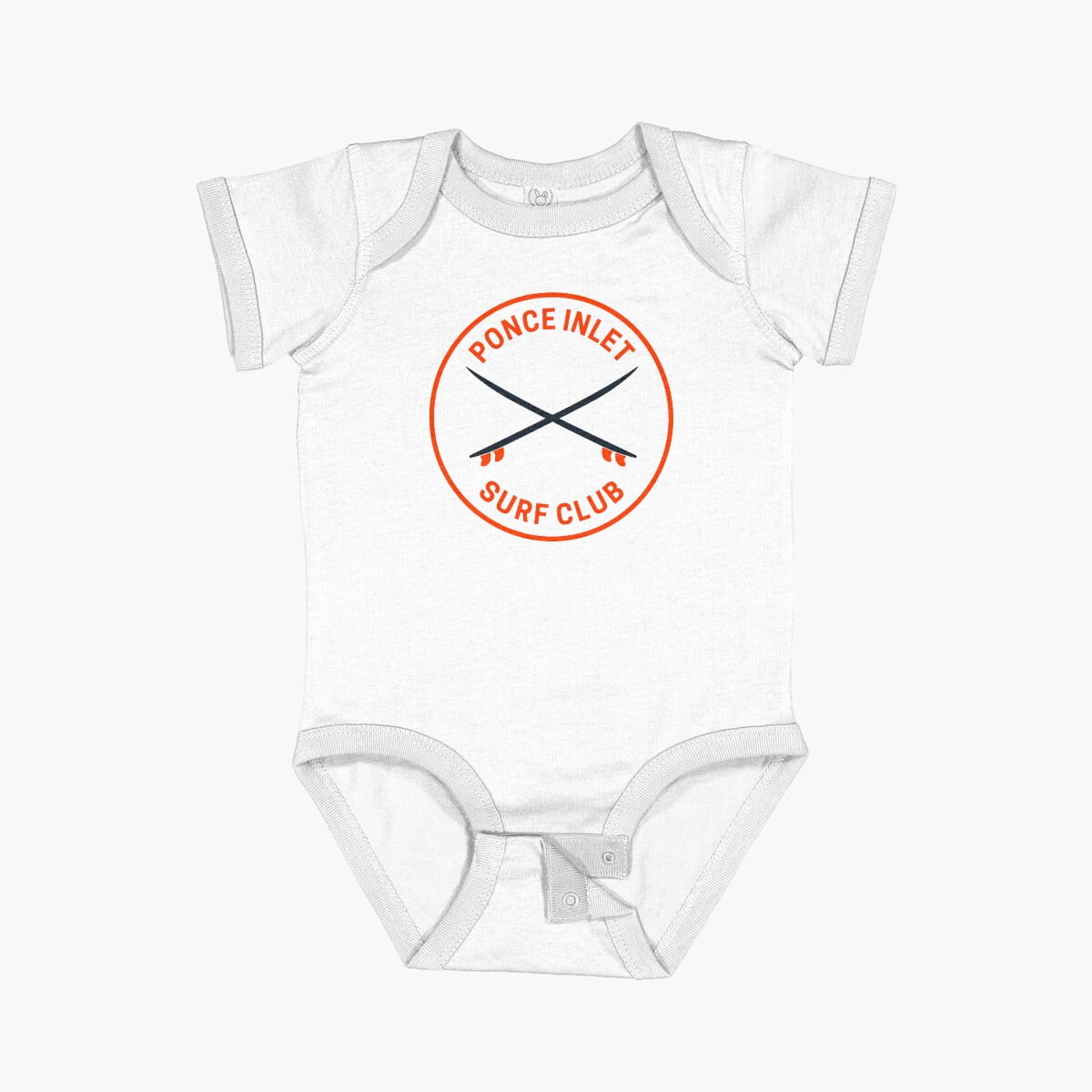 Luvly Vintage Ponce Inlet Florida Surf Club Short Sleeve Baby One-Piece ...