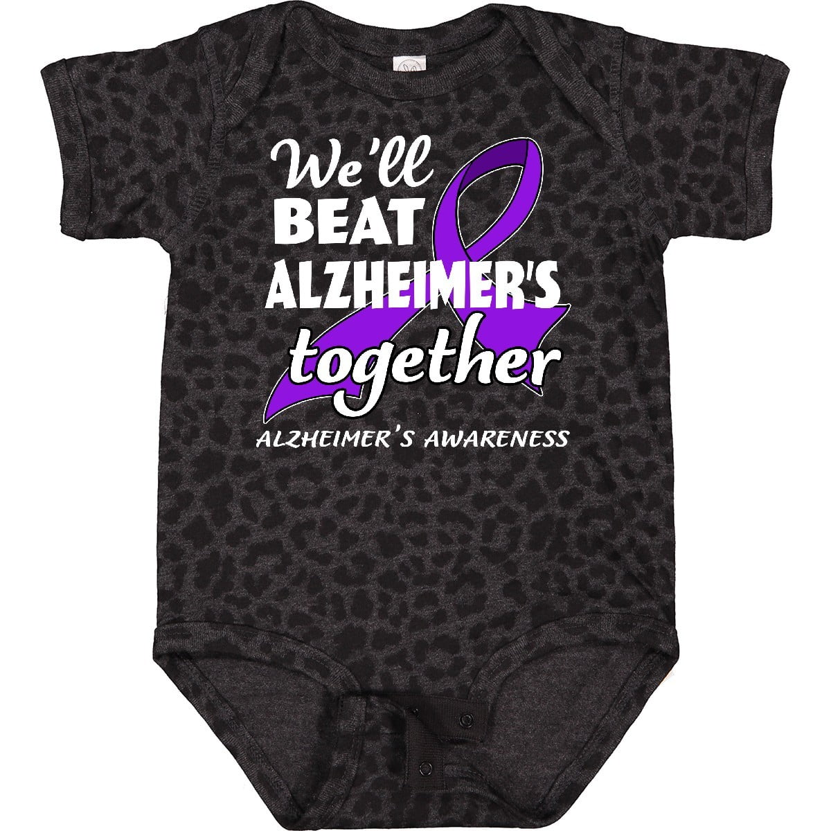 Luvly We'Ll Beat Alzheimers Together- Alzheimers Awareness Baby ...