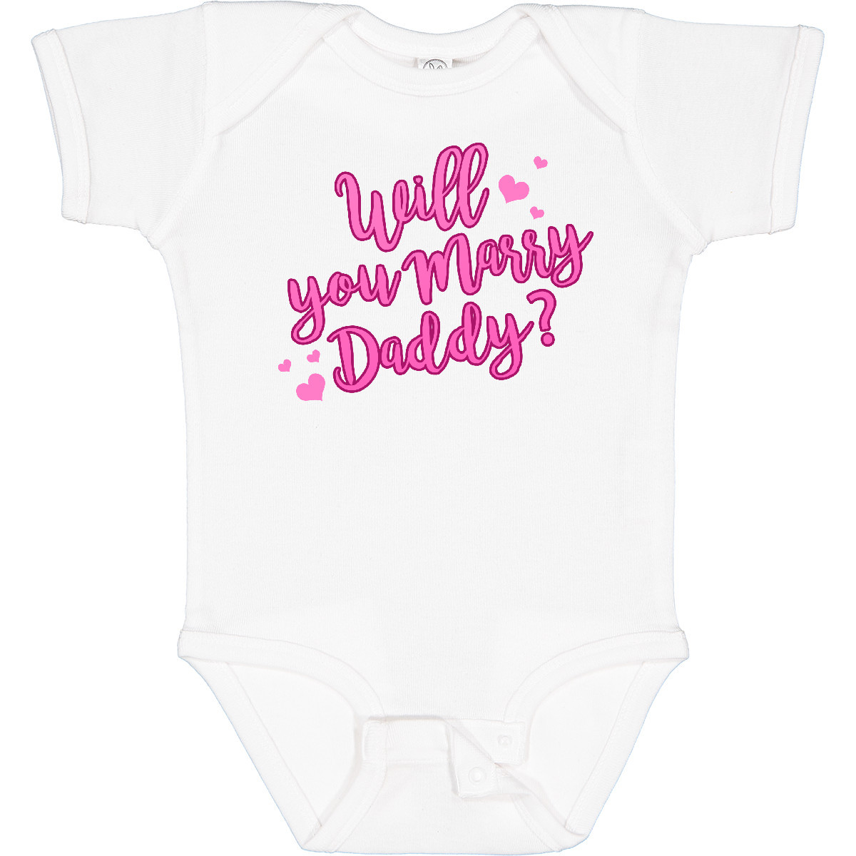 Luvly Will You Marry Daddy Baby Bodysuit Valentines Day Dad Proposal ...