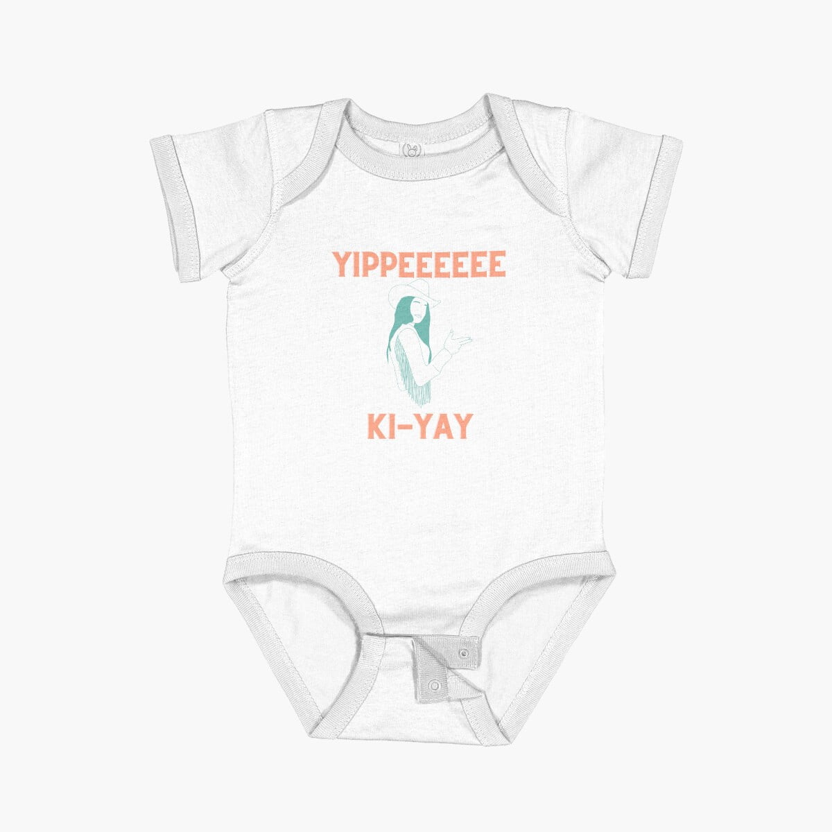 Luvly Yippee Ki-Yay Boho Cowgirl Finger Short Sleeve Baby One-Piece ...