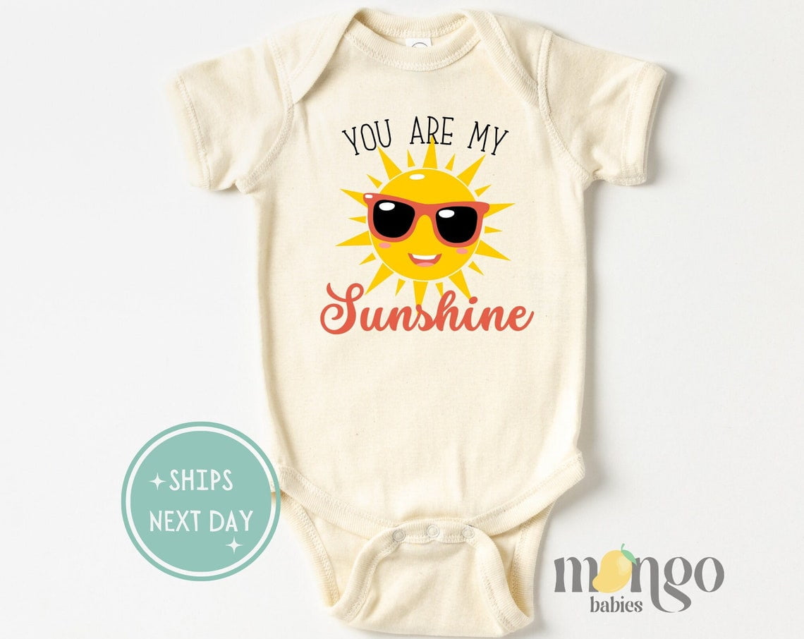 Luvly You Are My Sunshine Baby Onesies® Brand Boho Sunflower Bodysuit ...