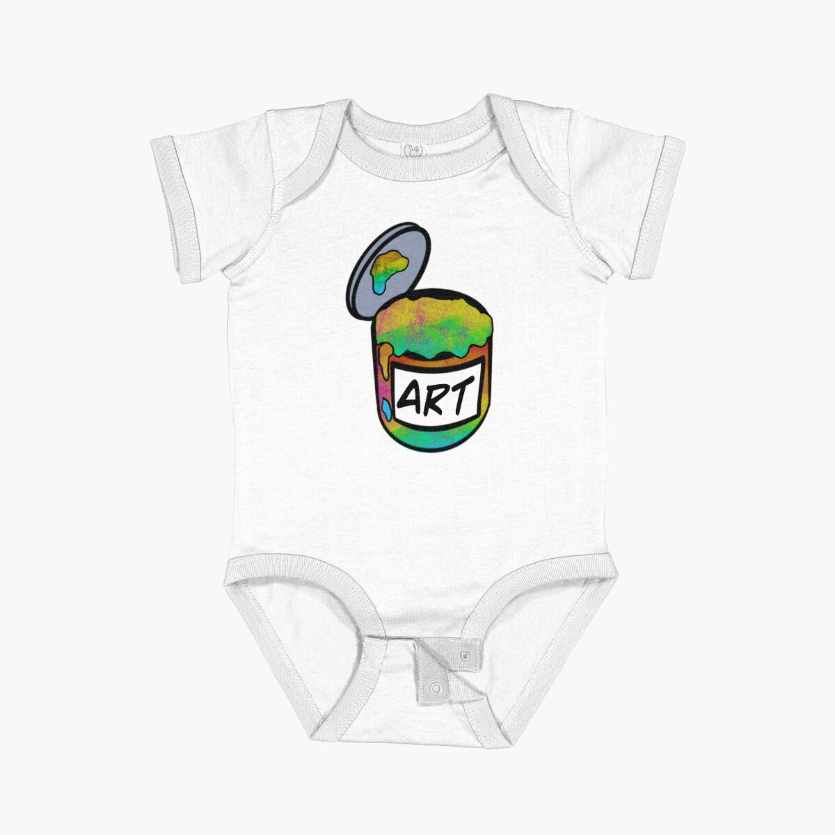 LuvlyArt In A Jar Ojam Short Sleeve Baby One-Piece, New Born, Baby ...