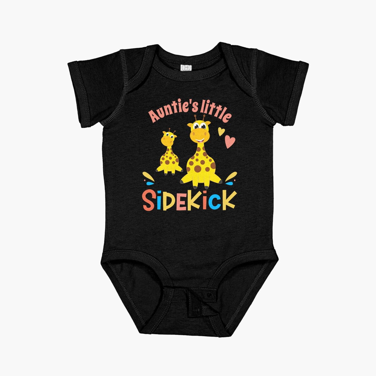 LuvlyAuntie'S Little Sidekick | Giraffes Family Short Sleeve Baby One ...