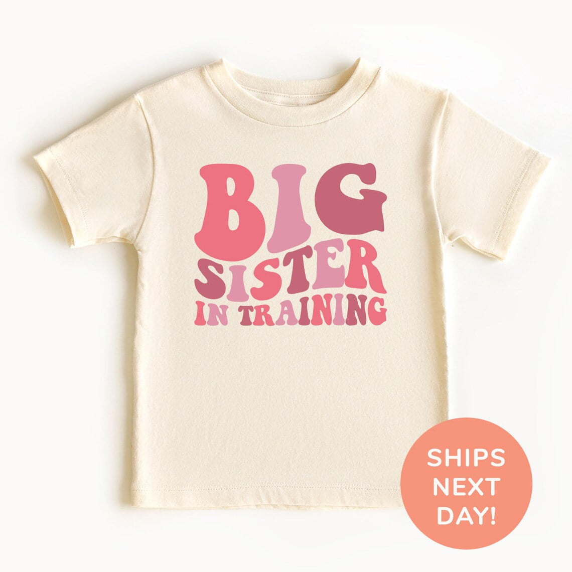 LuvlyBig Sister In Training Shirt And Onesie, Cute Big Sister Toddler Shirt, Pregnancy ...
