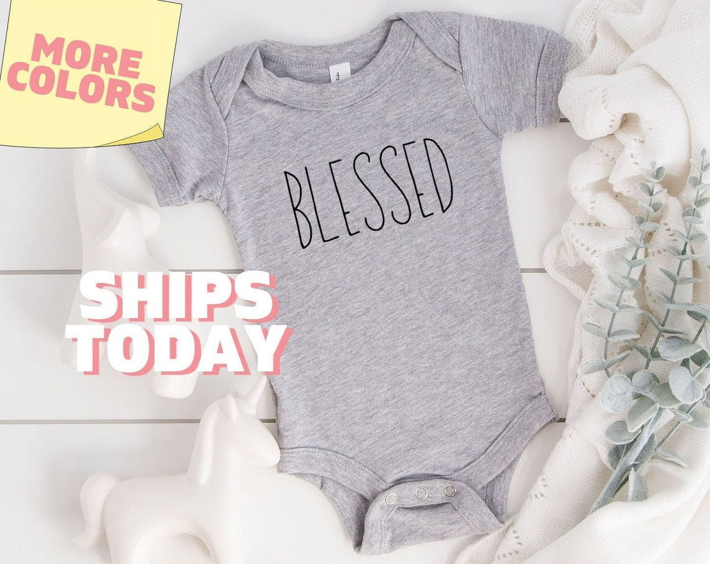 LuvlyBlessed Baby Onesies® Funny Baby Bodysuit Cute Baby Shower Gift Gender Neutral Baby ...