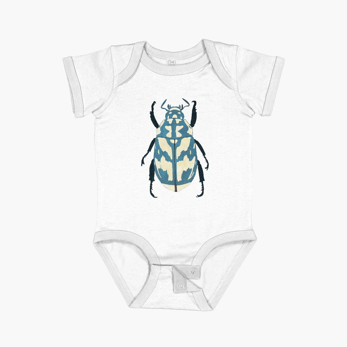 LuvlyBlue Beetle Insect Short Sleeve Baby One-Piece, New Born, Baby ...