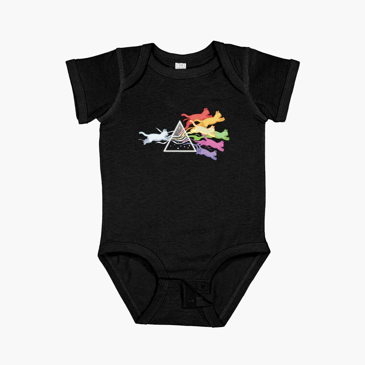 LuvlyCat Prism Rainbow Light Funny Physics Science Spectral Cat Short ...