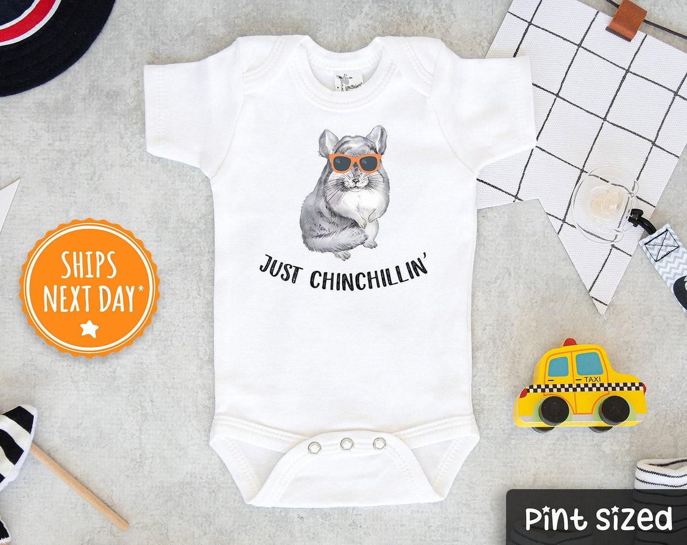 LuvlyChinchilla Baby - Just Chinchillin' Cute Baby - Funny Animal ...