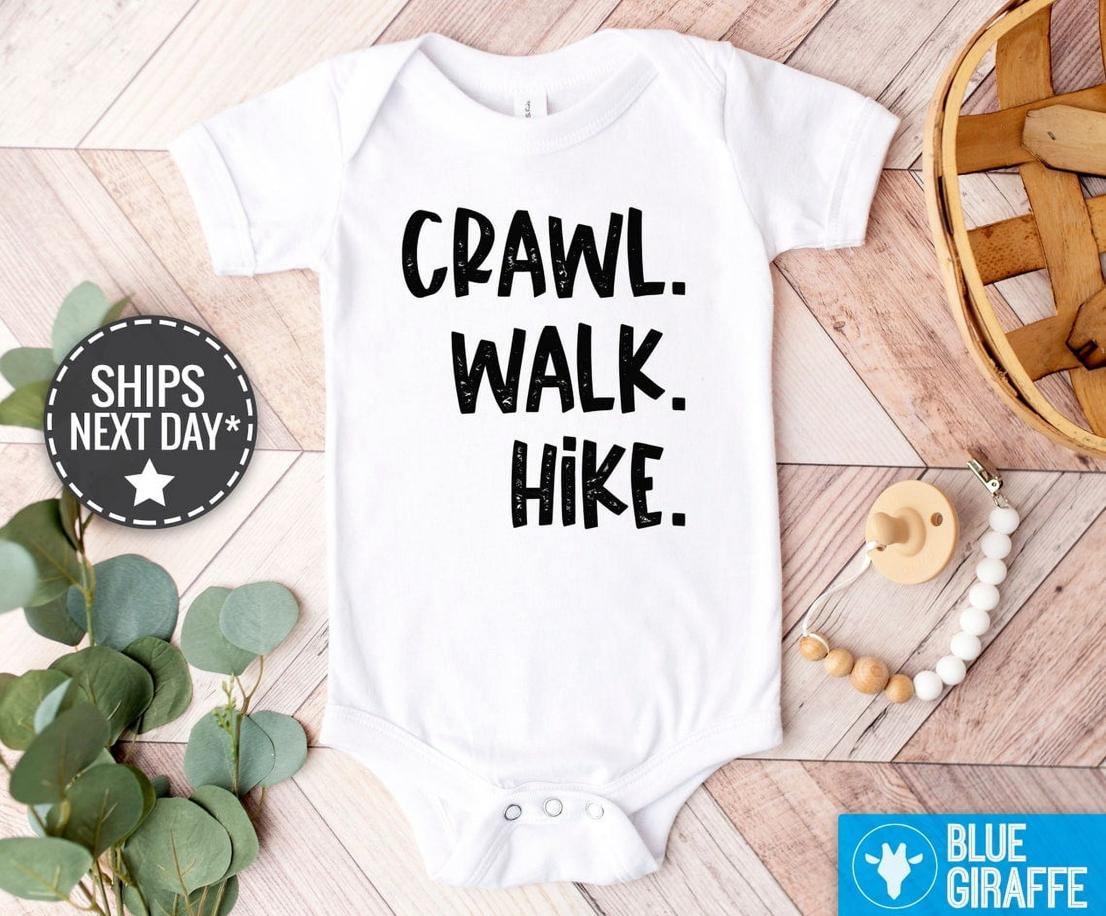 LuvlyCrawl Walk Hiking Baby, Crawl, Walk, Hike Baby Clothes, Cute ...
