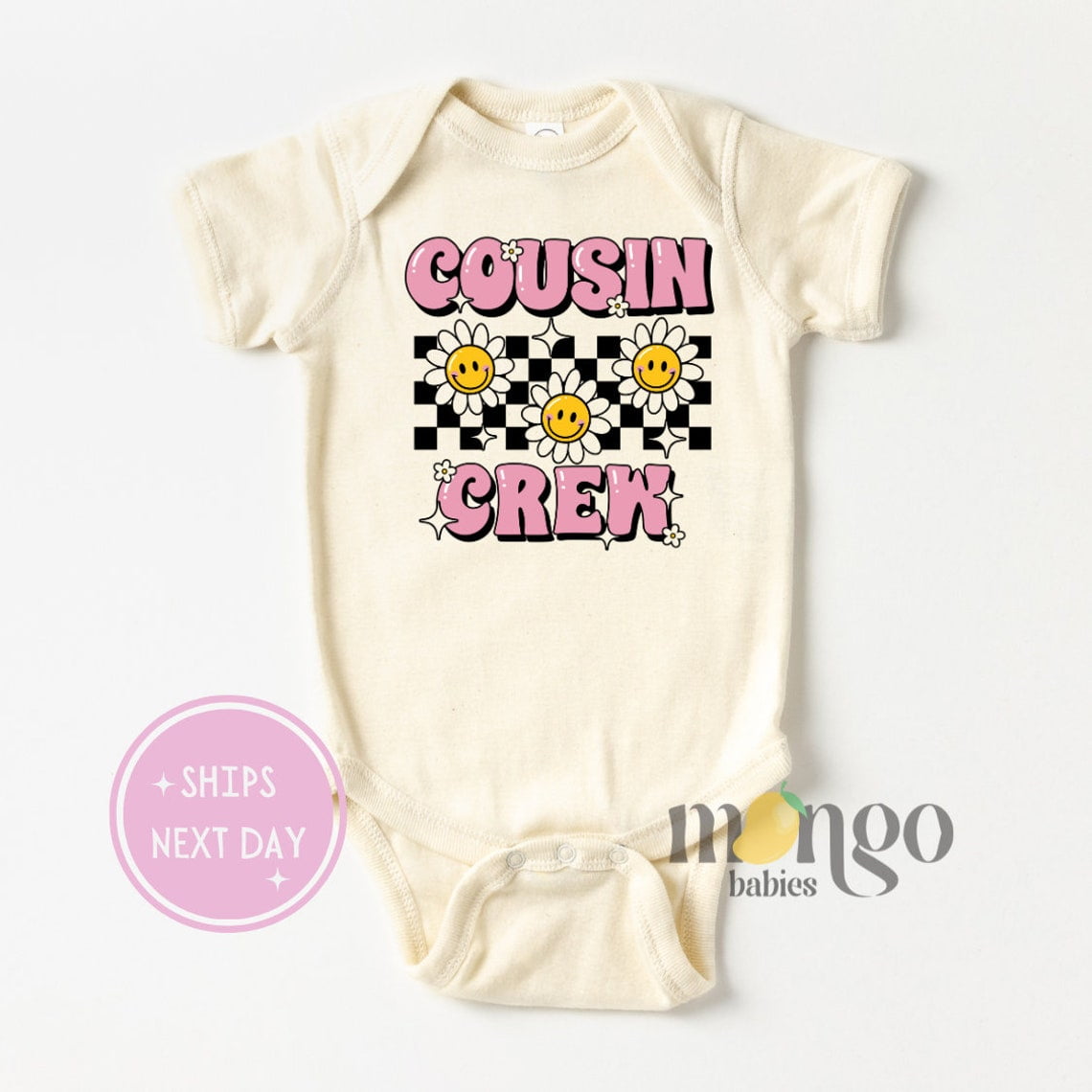 LuvlyCute Baby Onesies® Brand Cousin Crew Baby Announcement Baby Shower Gift For Newborn Clothes ...