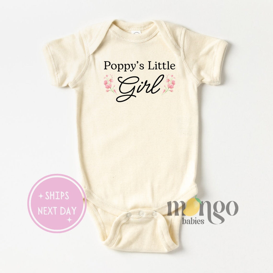 LuvlyCute Baby Onesies® Brand Poppy'S Little Girl Baby Announcement ...