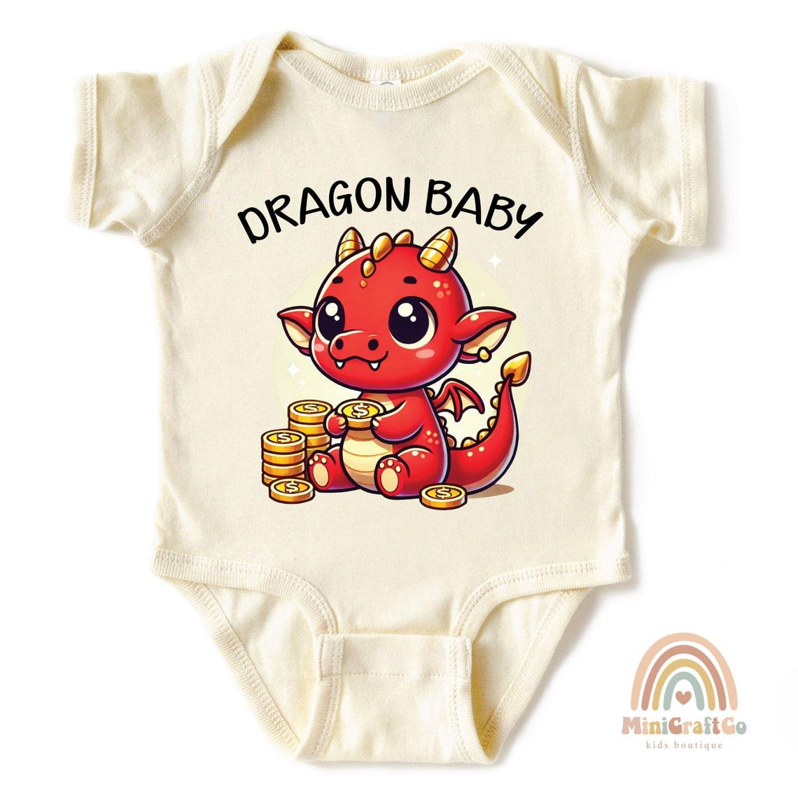 LuvlyCute Dragon Baby Onesies®, Baby Shower Gift For Newborn, Baby ...