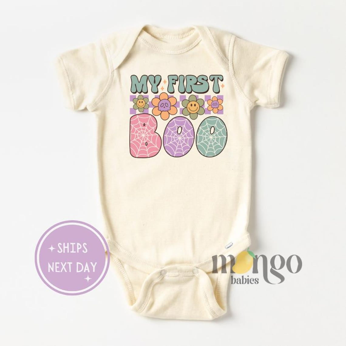 LuvlyCute Halloween Baby Onesies® Brand My First Boo Baby Shower Gift ...