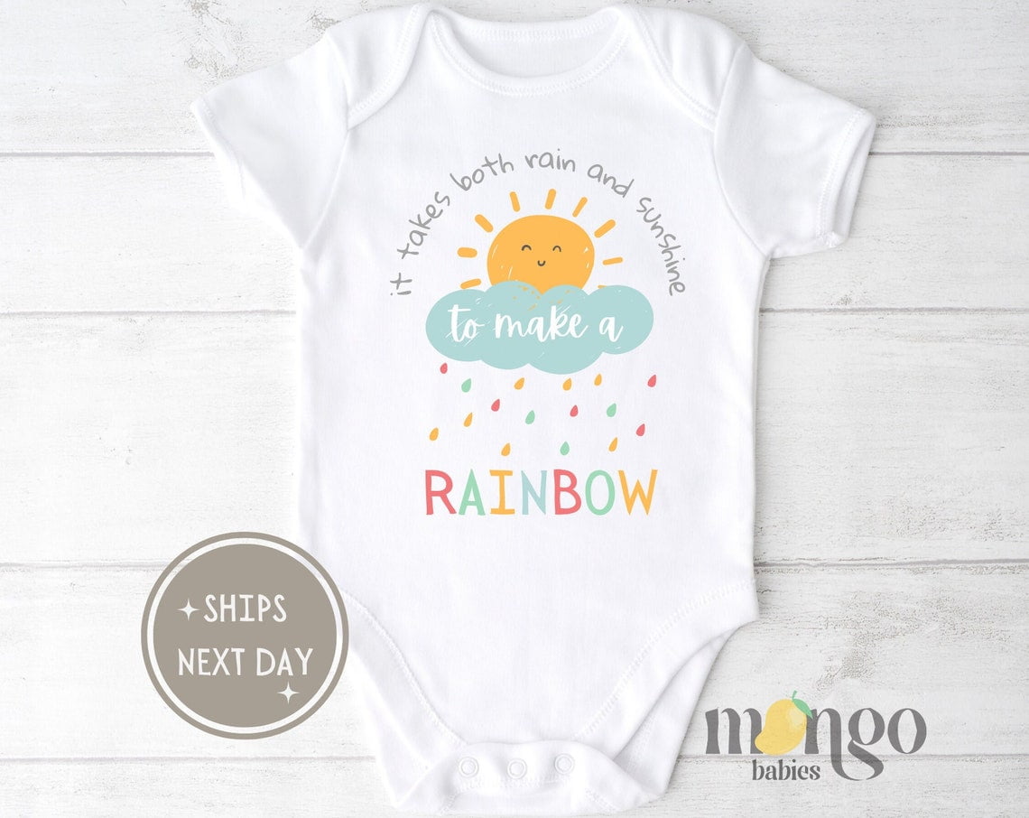 LuvlyCute Ivf Baby Onesies® Brand Cute Rainbow Baby Pregnancy ...