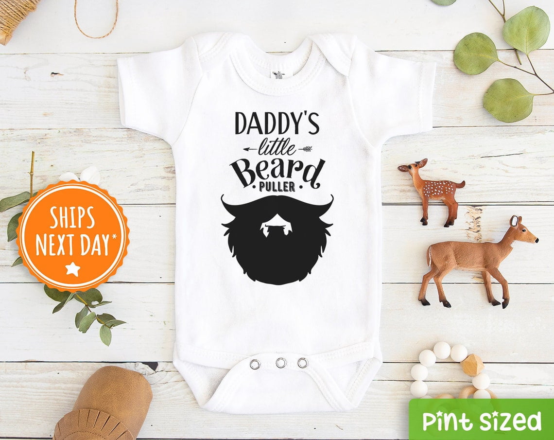 LuvlyDaddy - Daddy'S Little Beard Puller Baby - Funny- Cute Baby ...