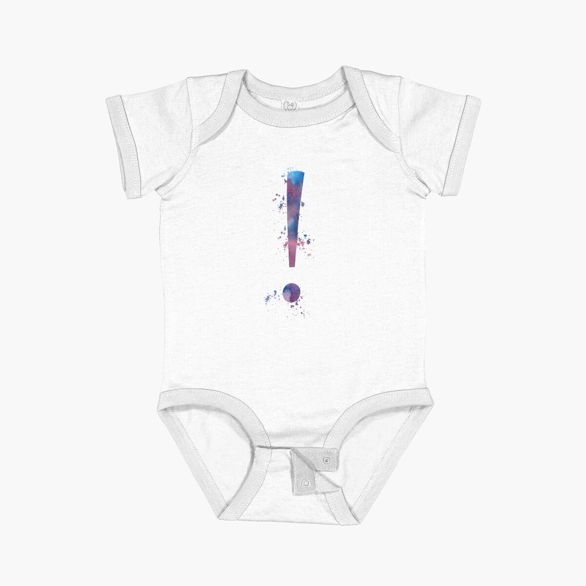 LuvlyExclamation Mark Short Sleeve Baby One-Piece, New Born, Baby ...
