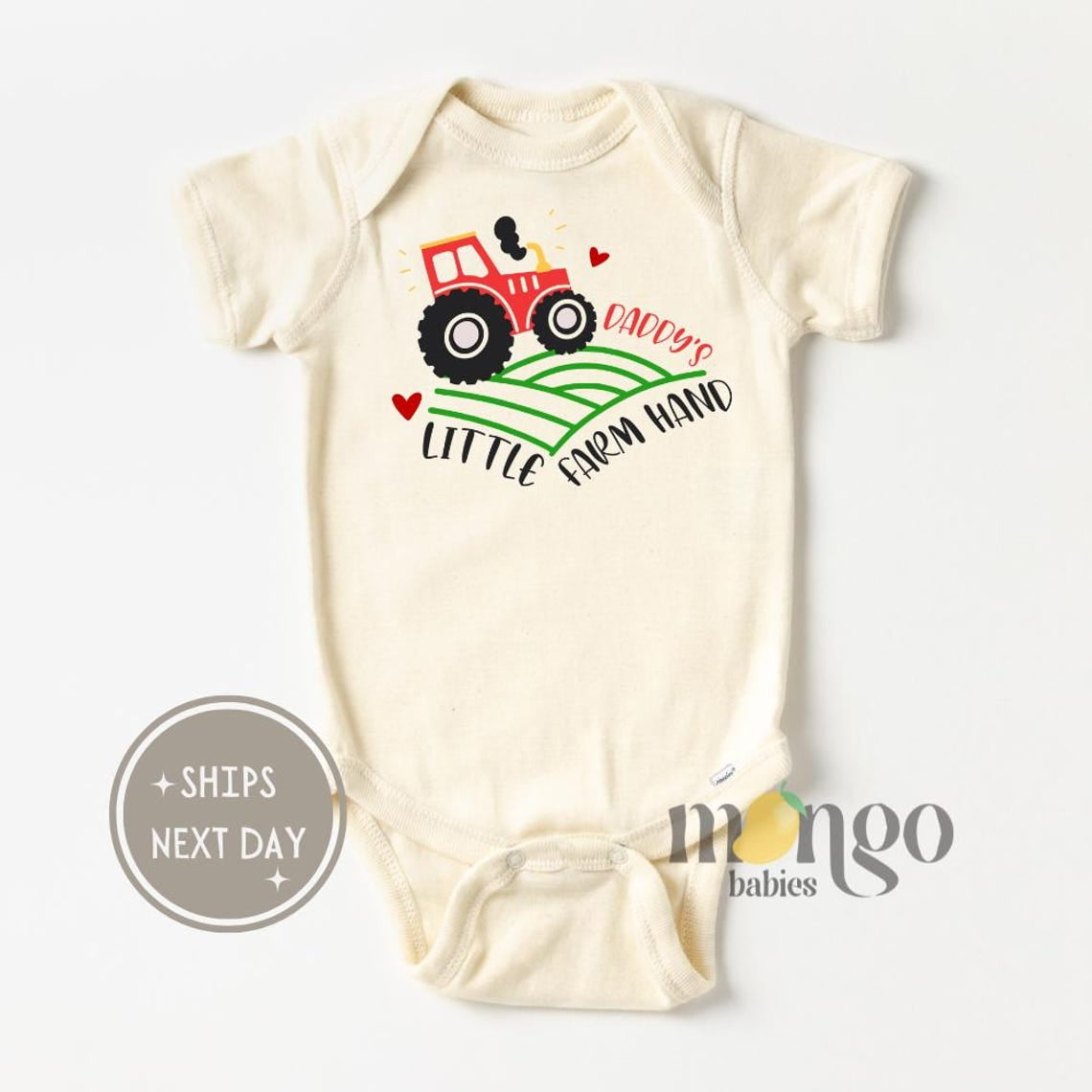 LuvlyFarmer Baby Onesies® Brand Daddy'S Little Farm Hand Cute Gift For ...