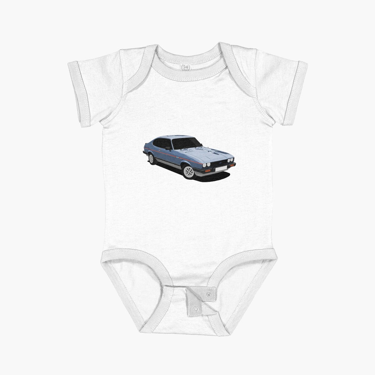 LuvlyFord Capri 2.8 Injection Short Sleeve Baby One-Piece, New Born ...