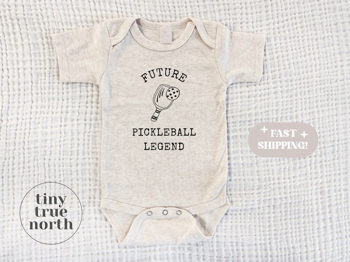 LuvlyFuture Pickleball Legend - Funny Baby One Piece - Baby Pickleball ...