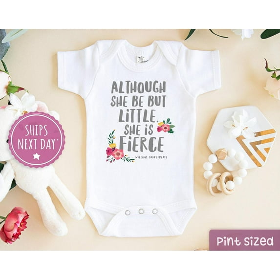 LuvlyGirl Power Baby - Cute Although She Be But Little She Is Fierce ...