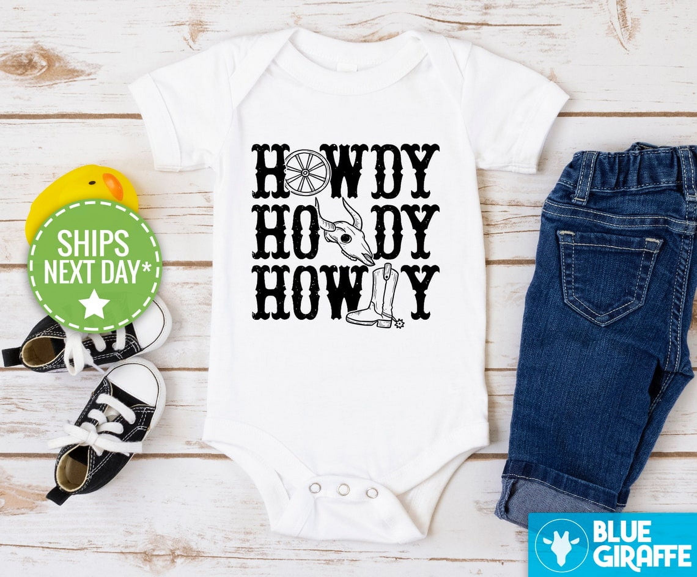 LuvlyHowdy Howdy Howdy, Cute Country Themed Baby Bodysuit, Country Life ...
